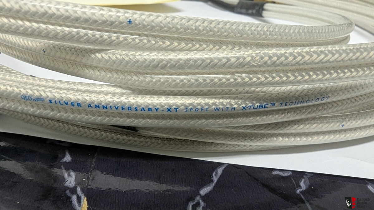 QED Silver Anniversary XT Silver speaker Cables Photo #5364517 - Canuck ...