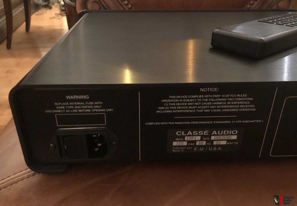 Classe Audio CDP-1 CD Player w UA D20400A DAC; Original Remote and ...