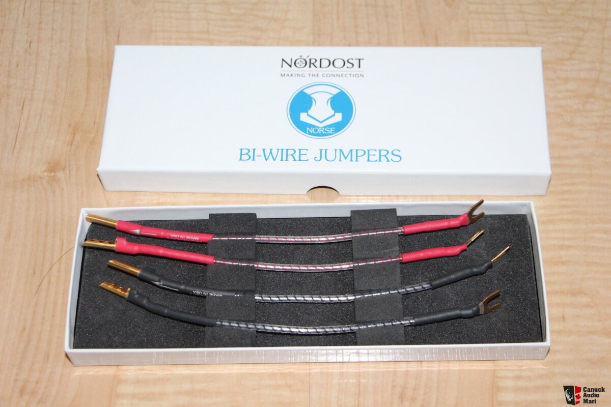 Nordost Norse Biwire Jumper cables Photo #5369860 - Canuck Audio Mart
