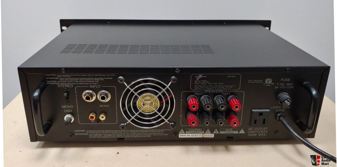 Nexxtek/Optimus (Radio Shack) Amplifier 125 WPC RMS Open to Offers ...