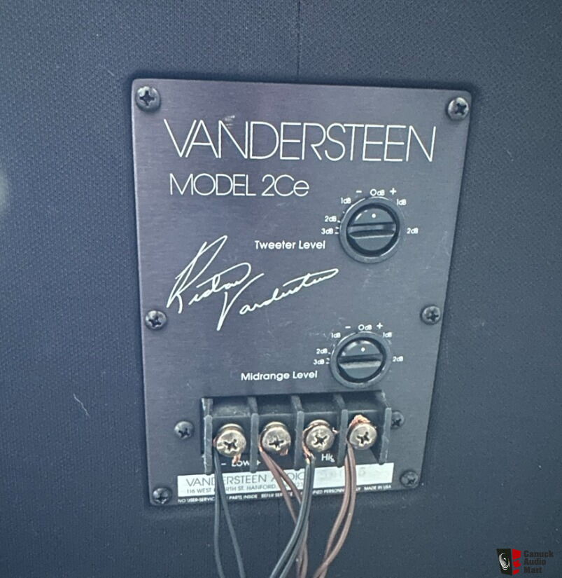 Vandersteen 2CE Signature 1 Speakers Photo #5376432 - US Audio Mart