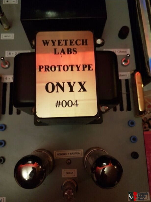 Wyetech Labs Onyx monoblock Tube Amplifiers Photo #5377634 - US Audio Mart
