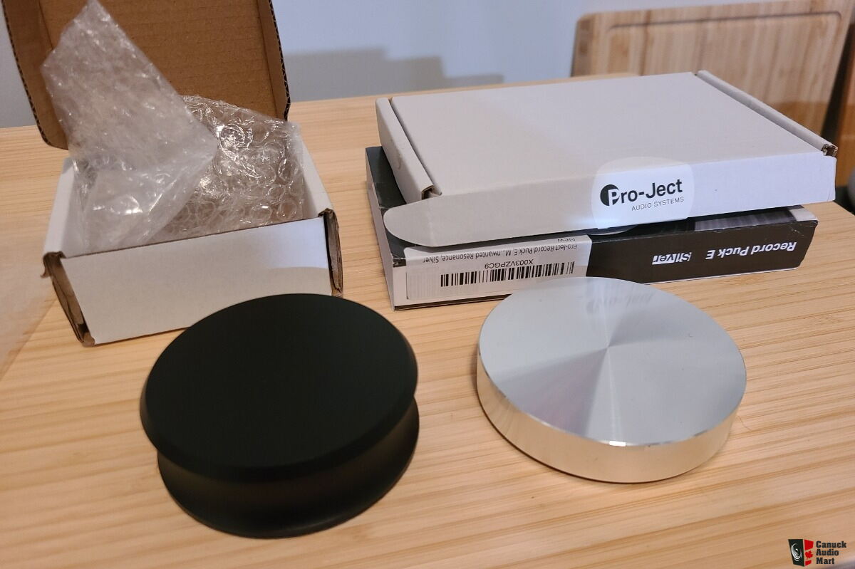 Pro-Ject Record Puck E + Magerdy Fields Stabilizer For Sale - US Audio Mart