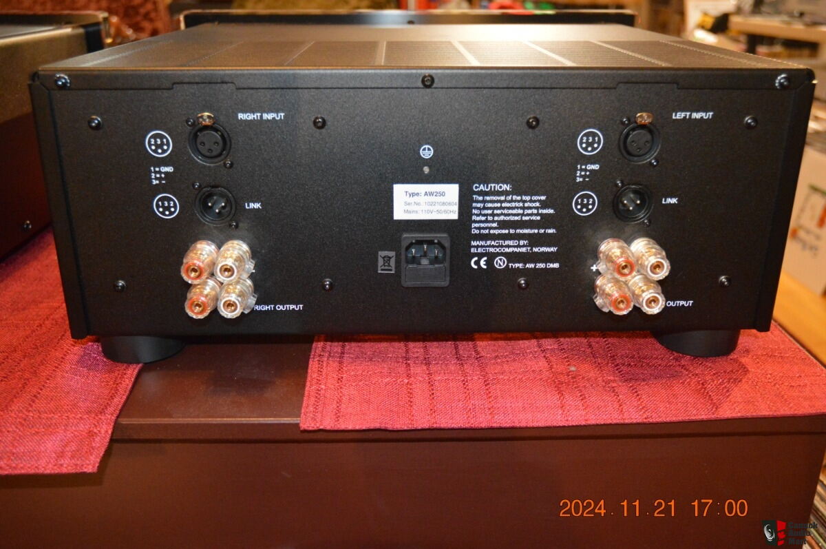 ElectroCompaniet AW 250 R mono power amps Photo #5382734 - Canuck Audio ...