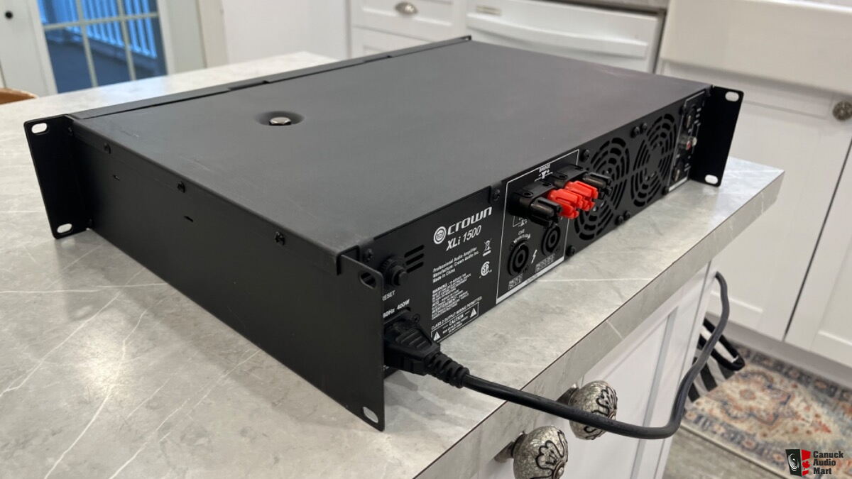 CROWN XLI 1500 POWER Amp non smoking house,,FREE ONTARIO shipping Photo ...