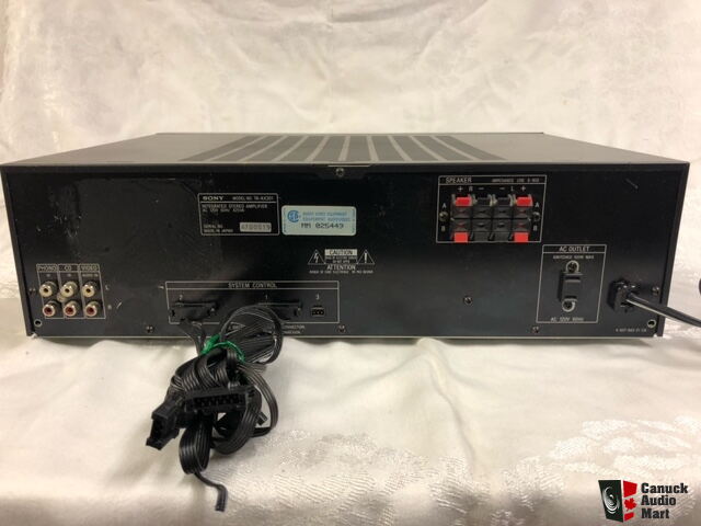 SONY TA-AX301 Integrated Amplifier / EQUALIZER Photo #5383409 - Canuck ...