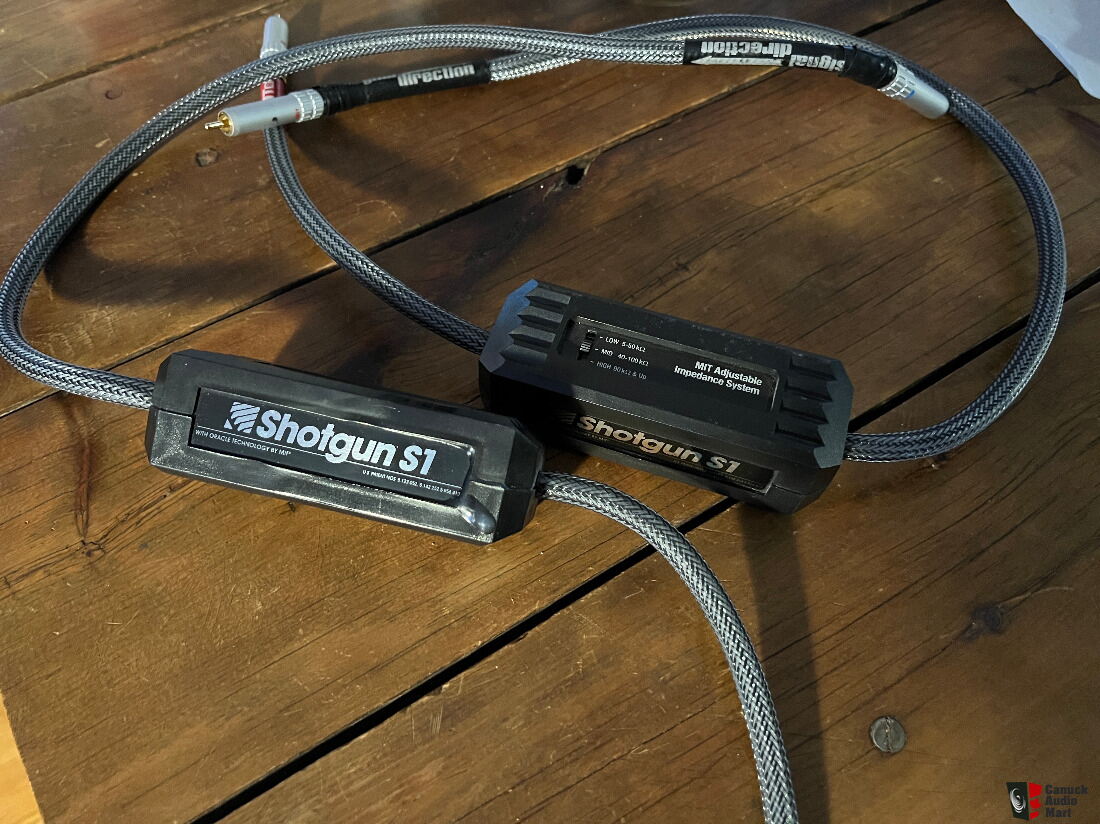 rca cable shotgun s1 mit adjustable For Sale - US Audio Mart