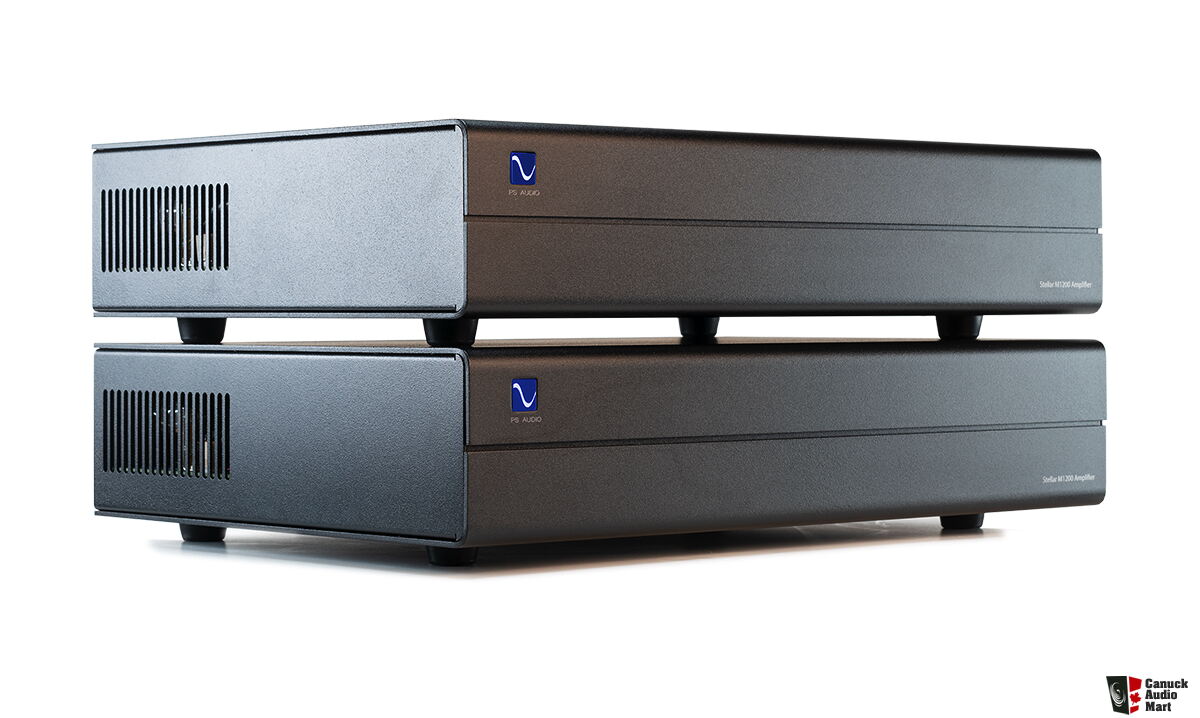 PS Audio Stellar M1200 Monoblock Amplifiers - Pair - Open Box - FREE ...