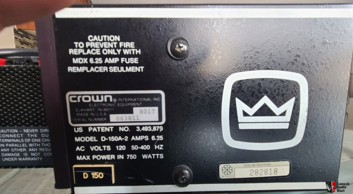 Amcron D-150a Series II Photo #5390327 - Canuck Audio Mart