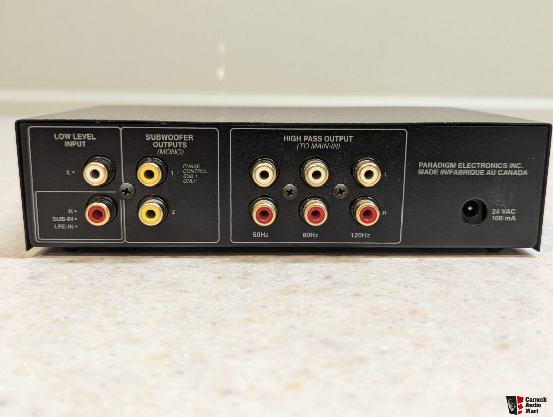 Paradigm Reference Servo-15a Subwoofer and X-30 Control Unit Photo ...