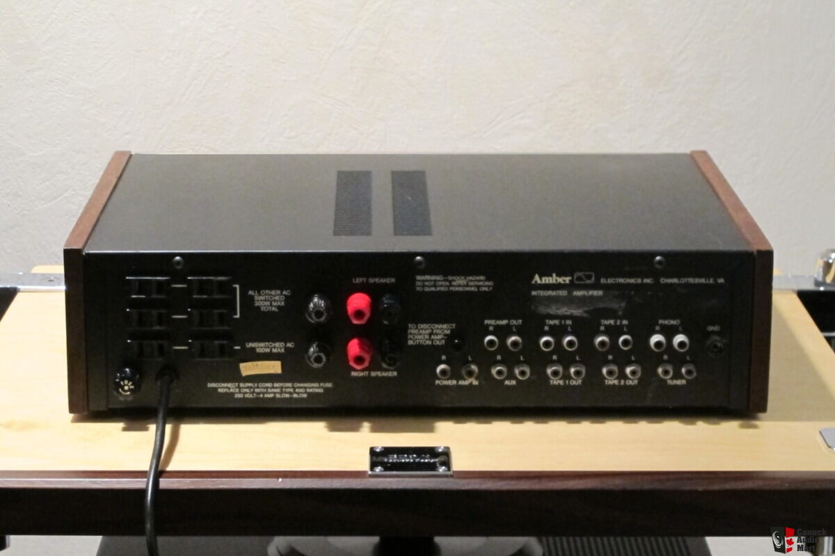 Amber 50b integrated amplifier - VERY GOOD !!! Photo #5393850 - US ...