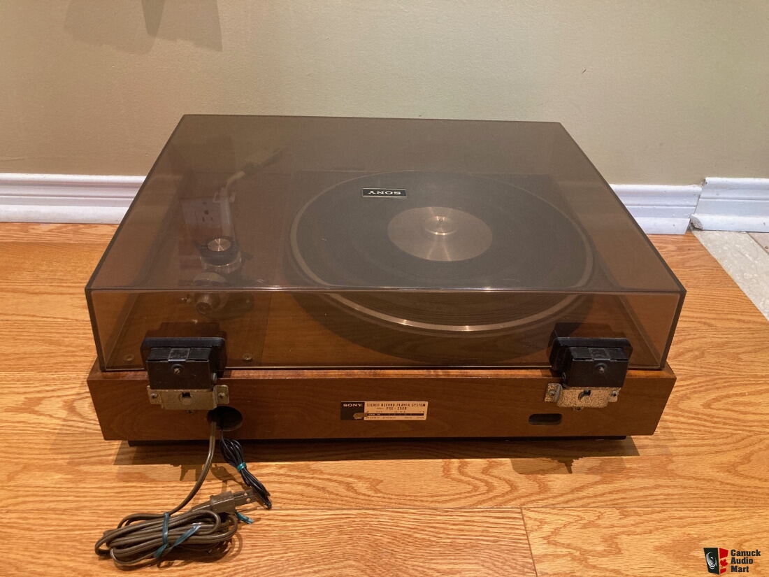 Sony PSE-2500 direct drive turntable with Micro Seiki tonearm Photo ...
