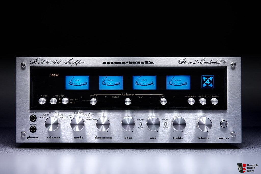 Vintage Marantz 4140 Stereo / Quad Integrated Amp With Case For Sale Or ...