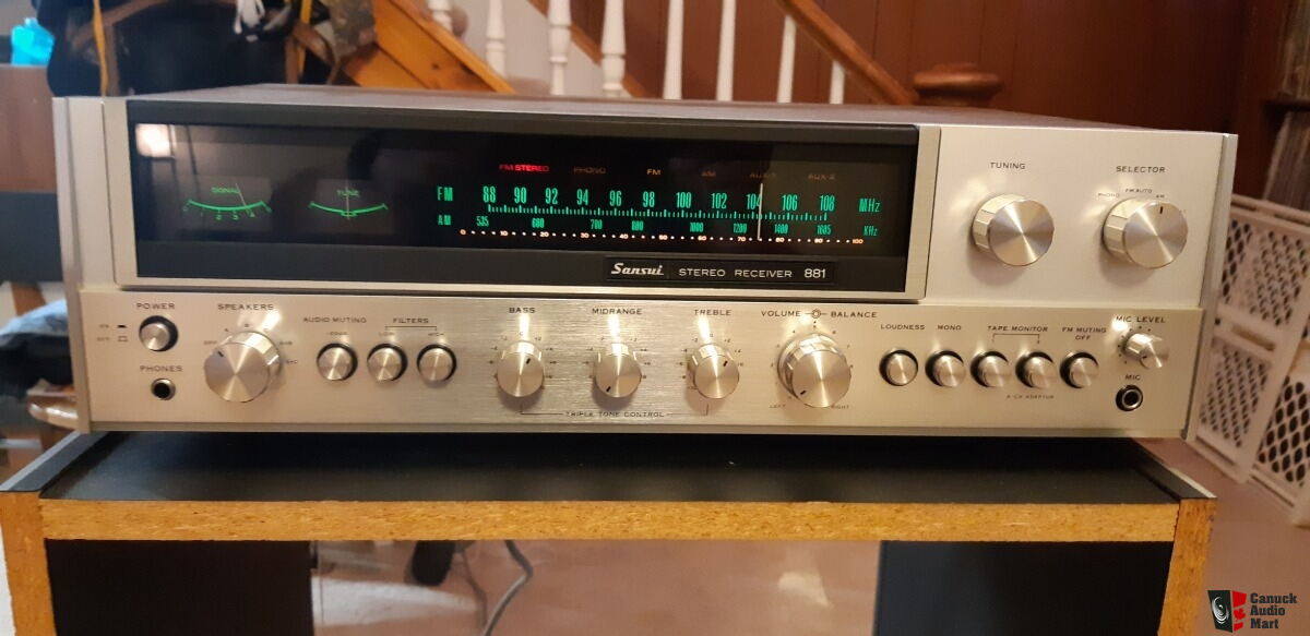 Completely restored Sansui 881 Receiver Photo #5400442 - Canuck Audio Mart