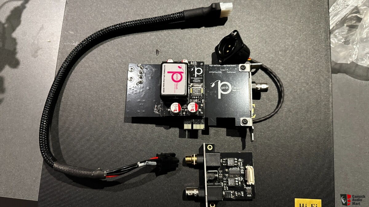 Pink Faun SPDIF/AES/BNC PCIE card with Ultra OCXO Clock Photo #5400678 ...