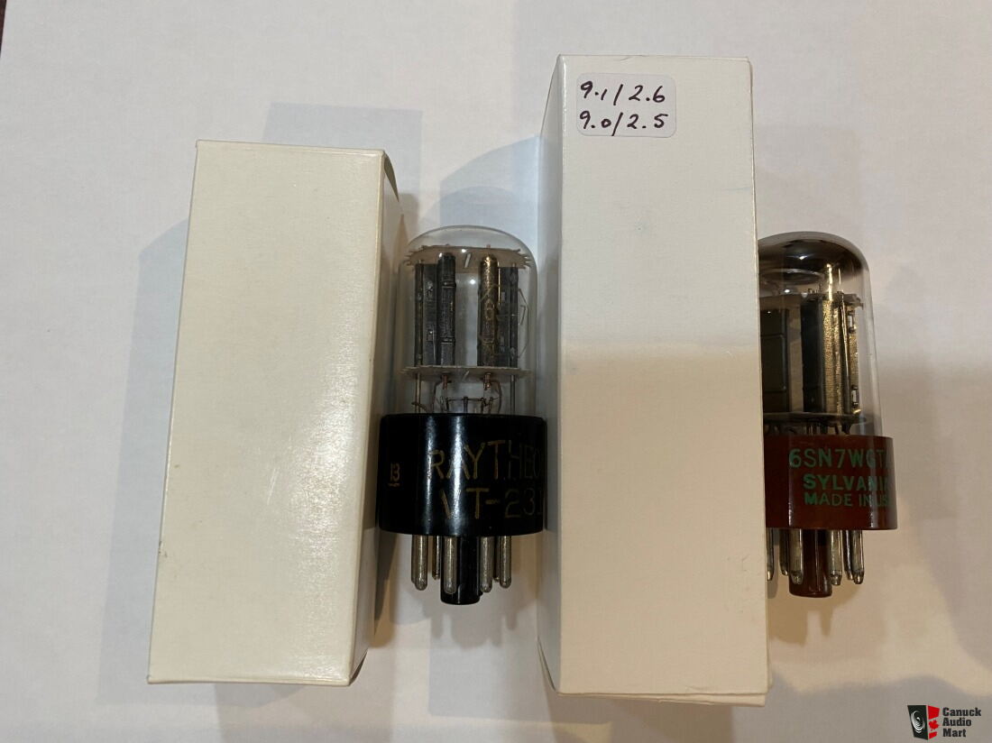 Two single 6SN7 pre-amp tubes Photo #5402979 - Canuck Audio Mart