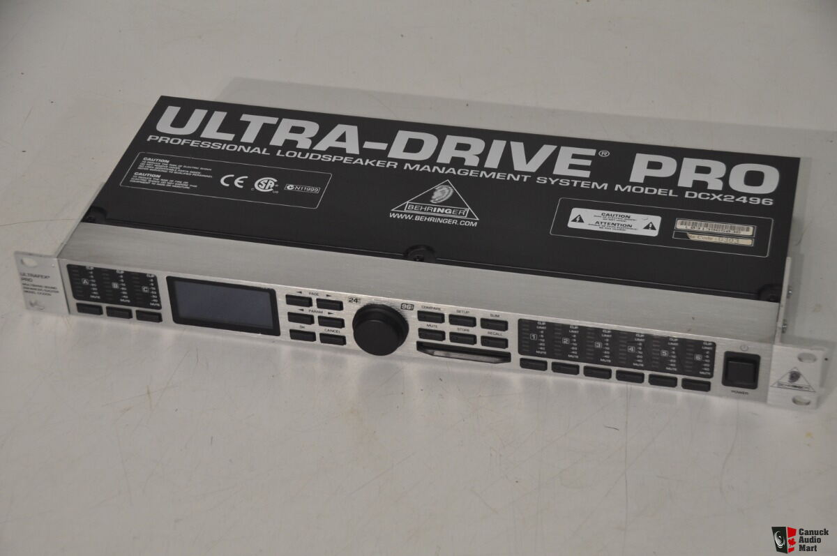 Behringer Ultra-drive Pro DCX2496 Loudspeaker Management System For ...