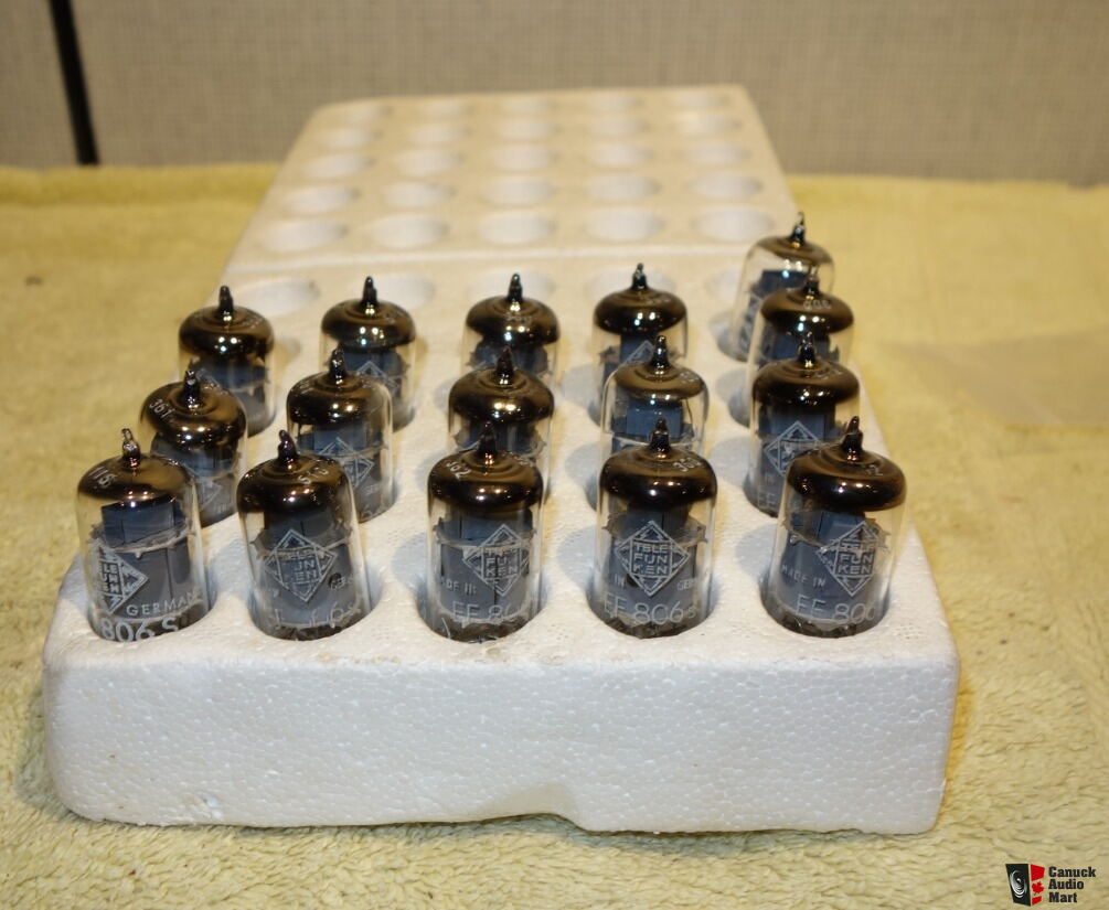 Telefunken EF806S tubes low noise EF86 with diamond bottom For Sale ...