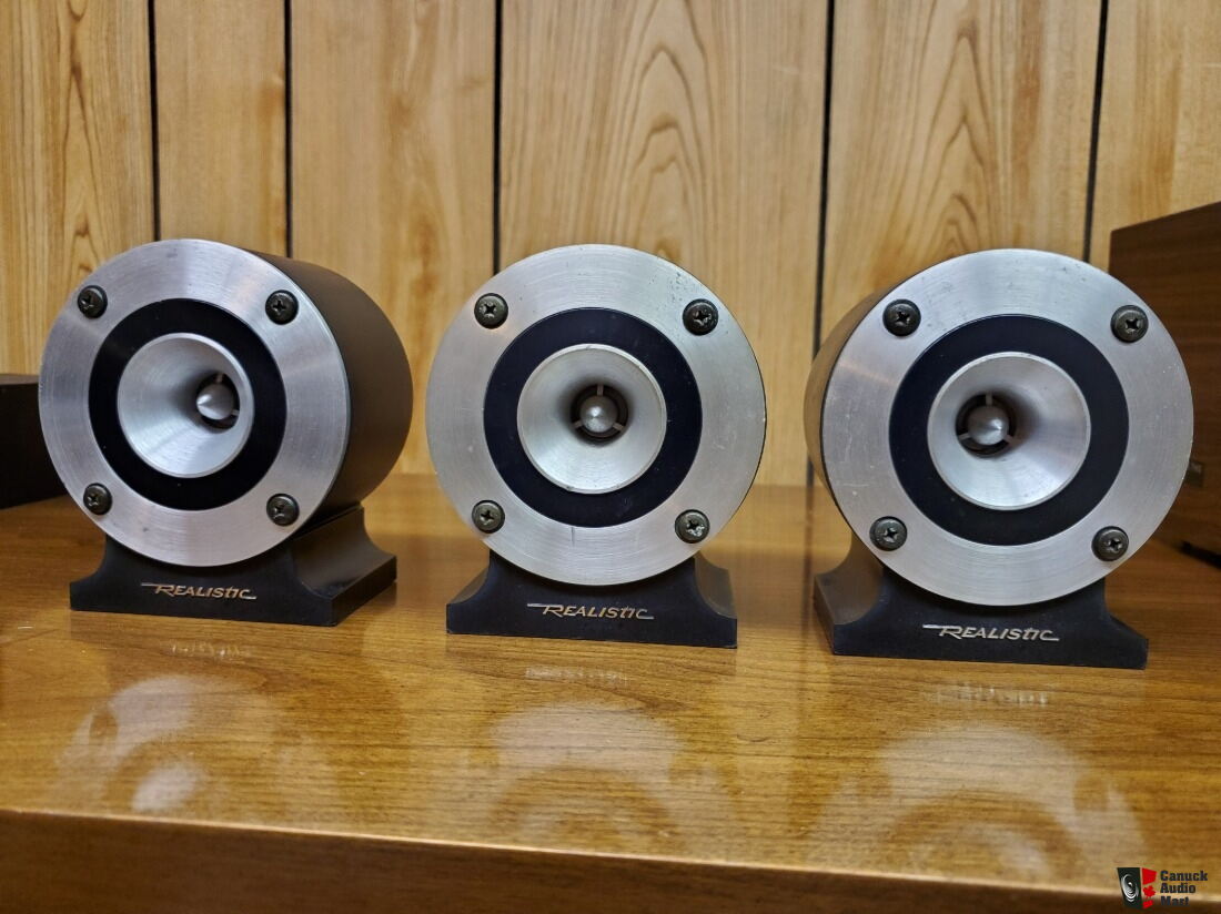 Realistic Super Tweeters, 40-1310: made in Japan, $80 each, three units ...