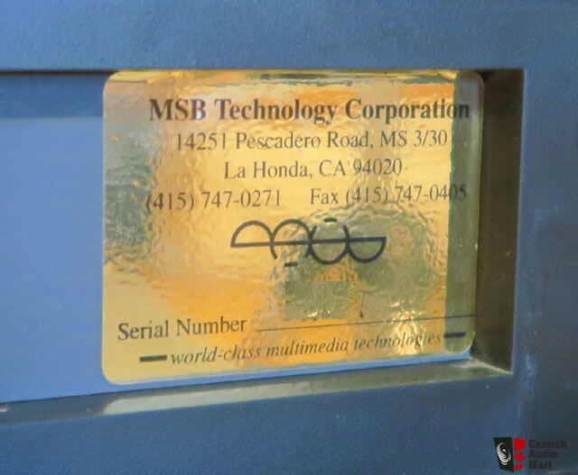 MSB Platinum CD Player Photo #5407504 - Canuck Audio Mart