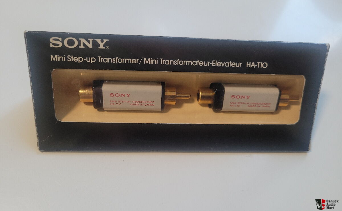 Sony HA-T10 Step-up Transformers MC to MM For Sale Or Trade - US Audio Mart