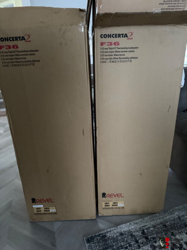 Revel CONCERTA2 F36 floor standing speakers just like new Photo ...