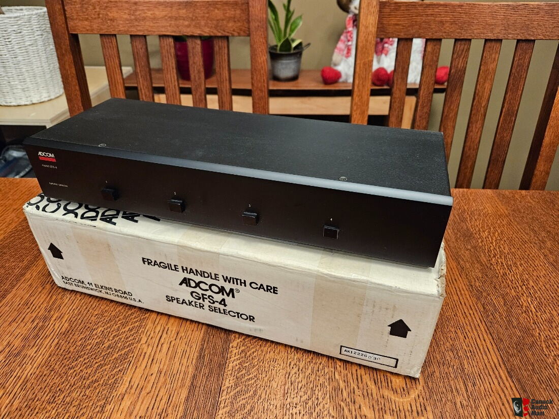 Adcom GFS-4 Speaker Selector Mint For Sale - UK Audio Mart