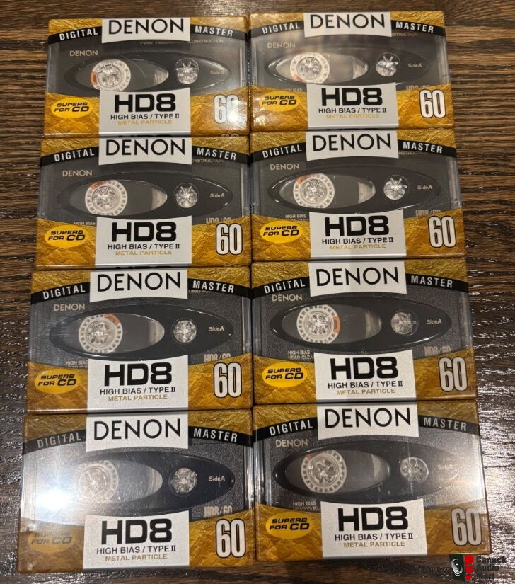 Denon HD8 Metal Cassette Tapes 8 Brand New Sealed Photo #5413893 - US ...