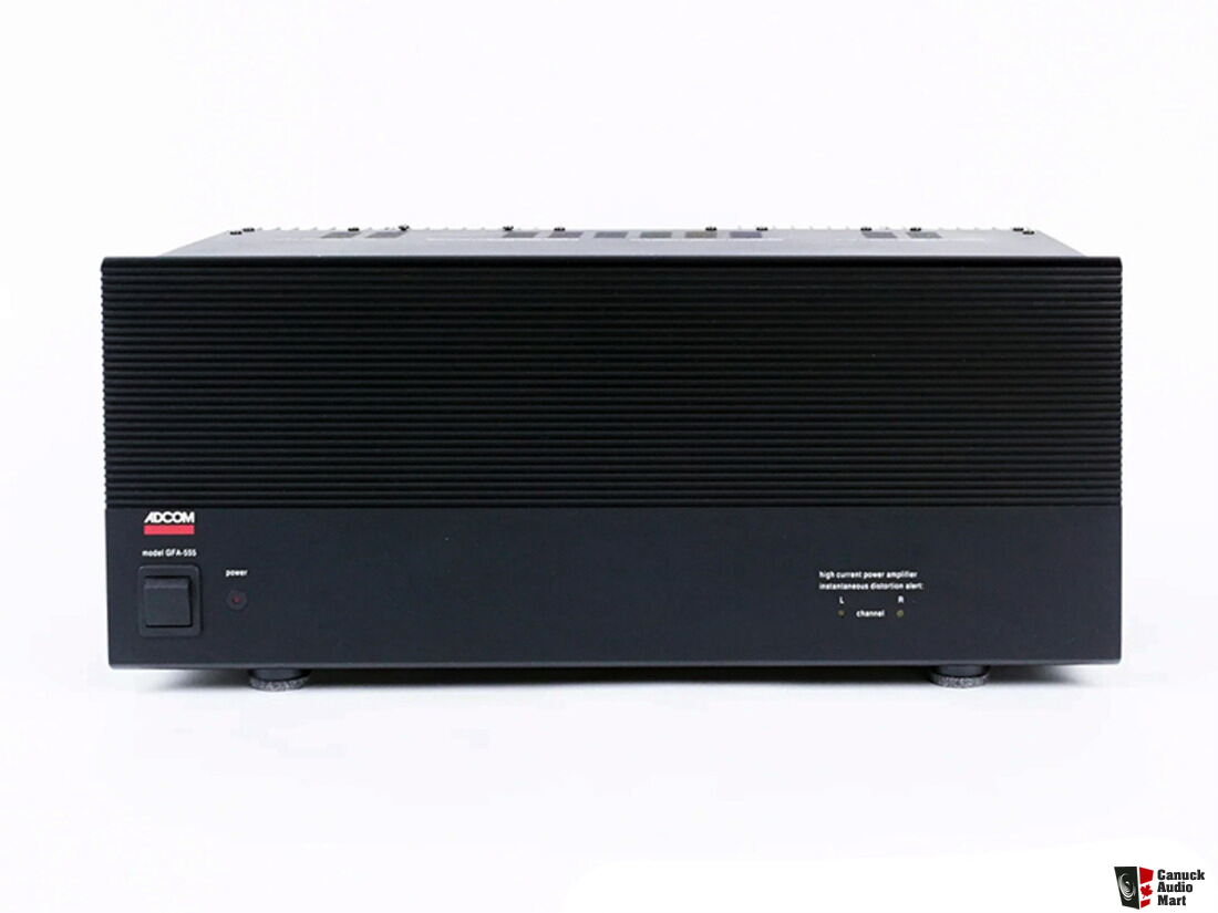 Adcom GFA-555 Stereo Power Amplifier: Excellent Trade-In; 90 Day acX ...