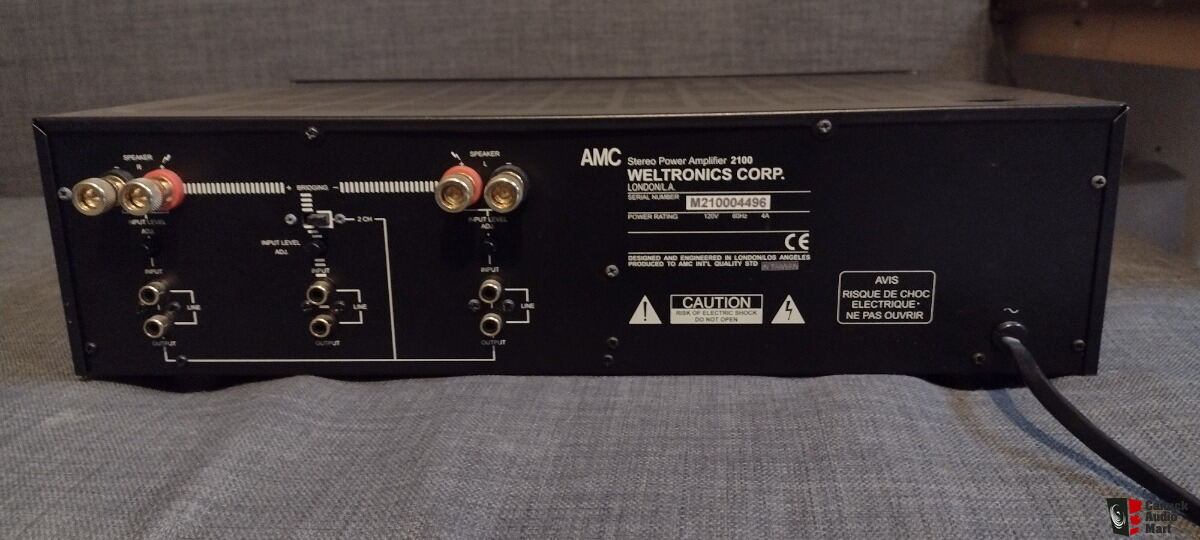 AMC 2100 200 watt Power Amplifier Photo #5416353 - Canuck Audio Mart