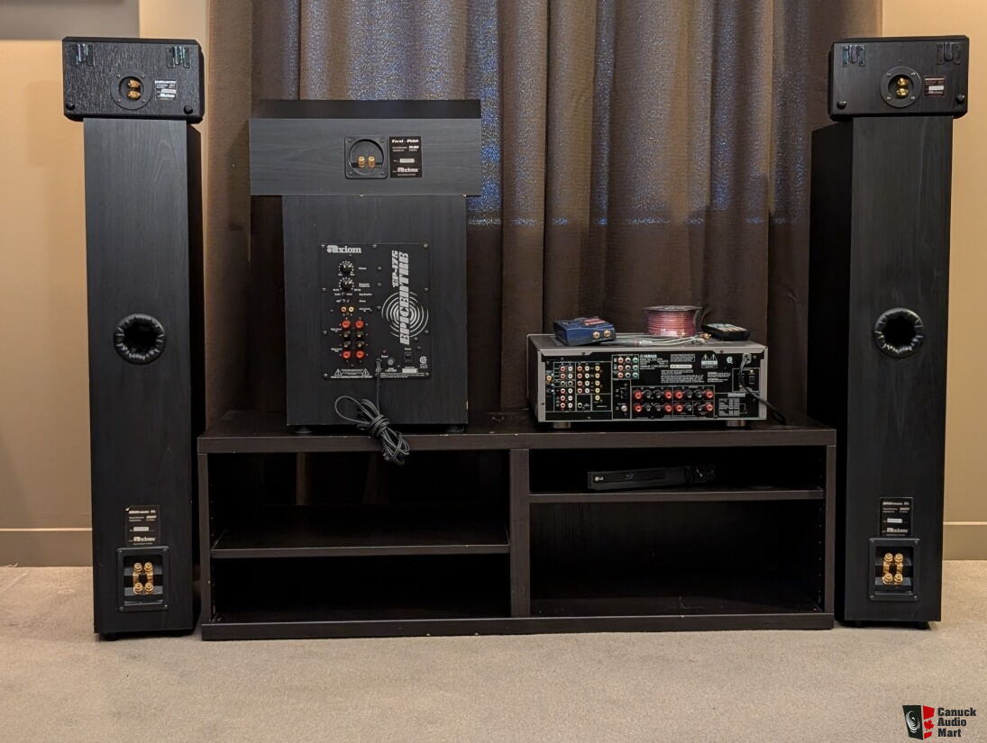 Axiom Home Theater Speakers, bonus receiver Photo #5420281 - Canuck ...