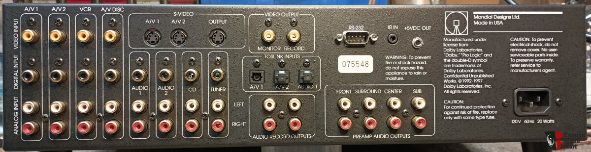 Acurus preamp/processor Photo #5420435 - Canuck Audio Mart