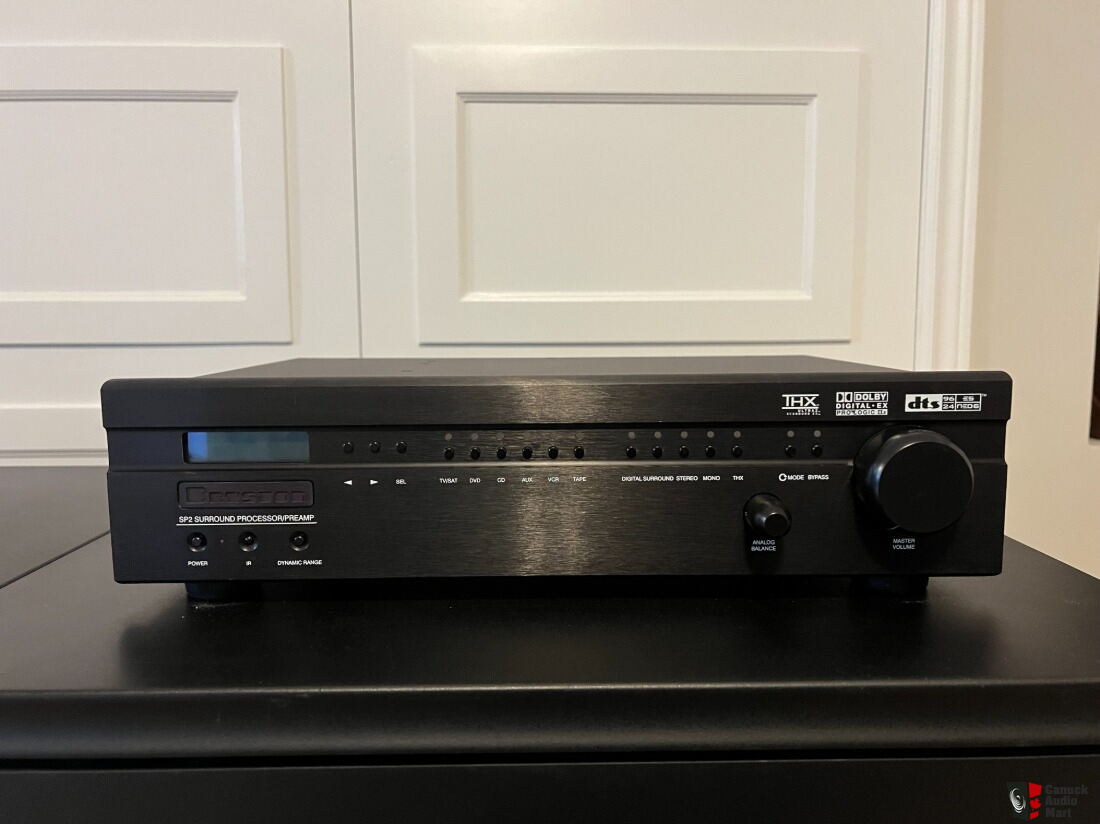 Bryston SP2 Home Theater 5.1/7.1 Preamp/Processor, 17inch, Black For ...
