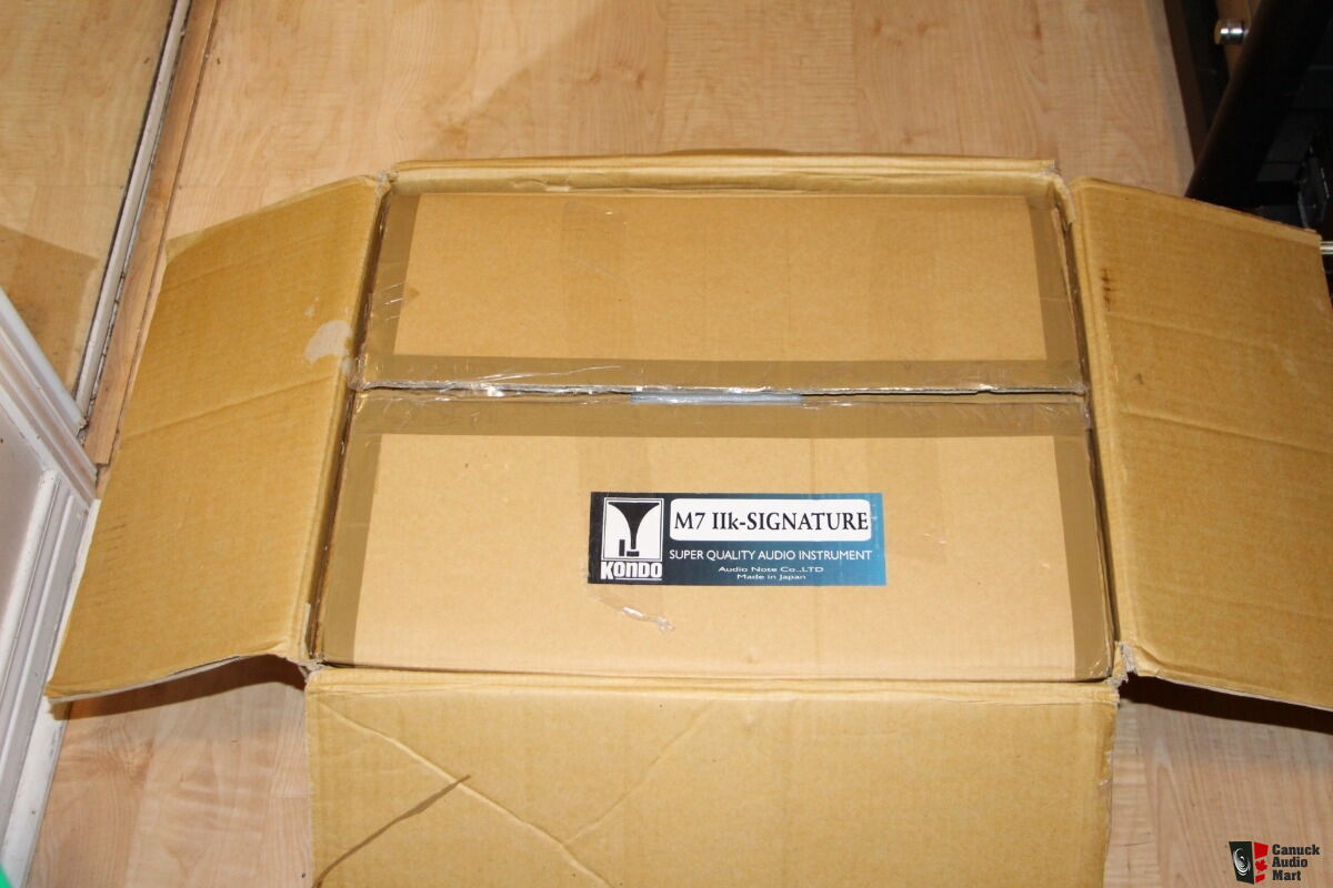 Kondo M7 IIK Signature preamp with phono Photo #5423067 - Canuck Audio Mart
