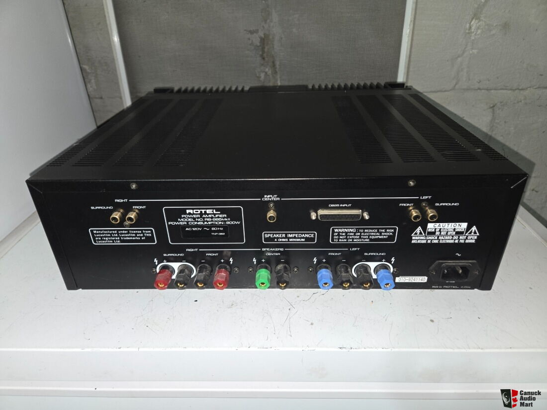 Rotel RB-1070 Stereo Amp ($375) & RB-985 Mk II 5-Channel Amp ($475 ...