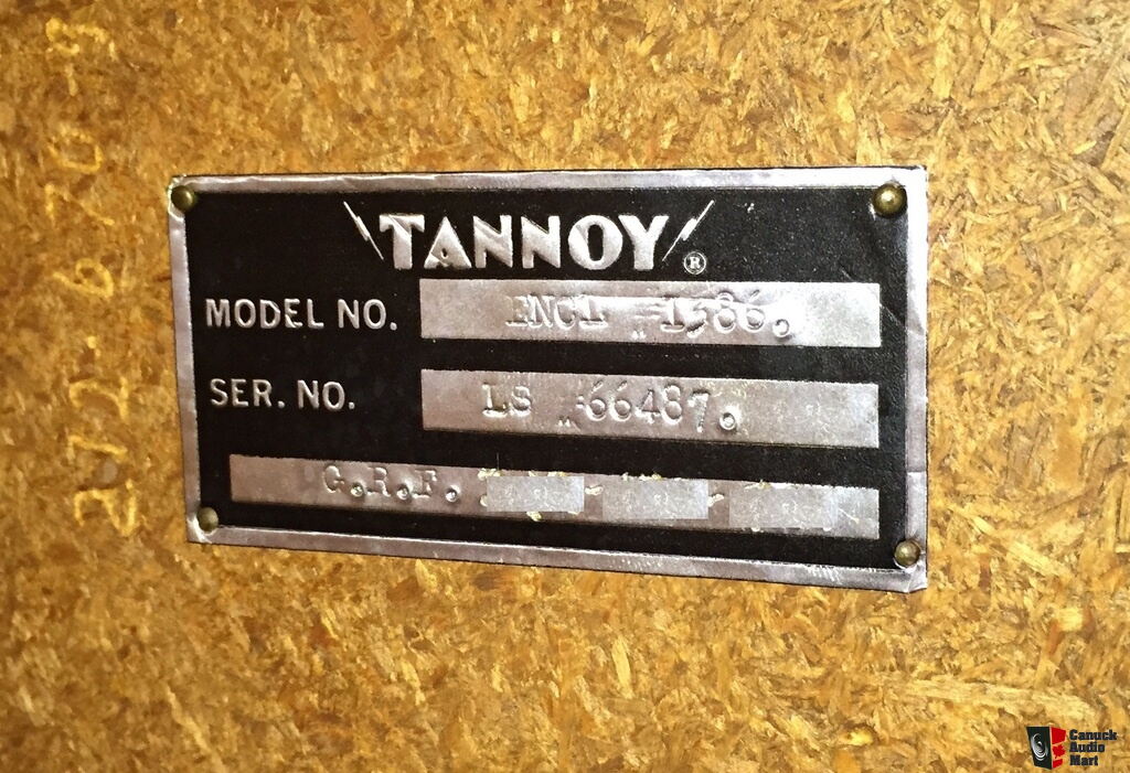 Tannoy Factory GRF, 15 inch Gold, REDUCED $3900 Photo #5426951 - Canuck ...