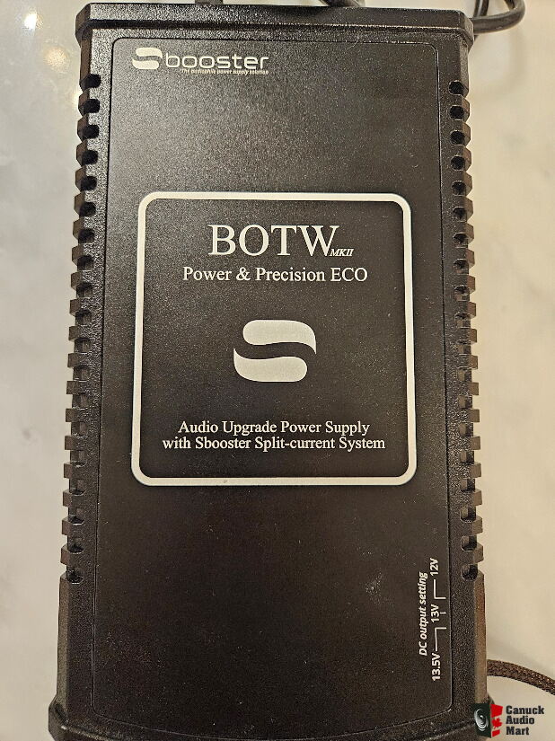 PENDING - Sbooster BOTW MKII 12v-13.5v power supply For Sale - US Audio ...