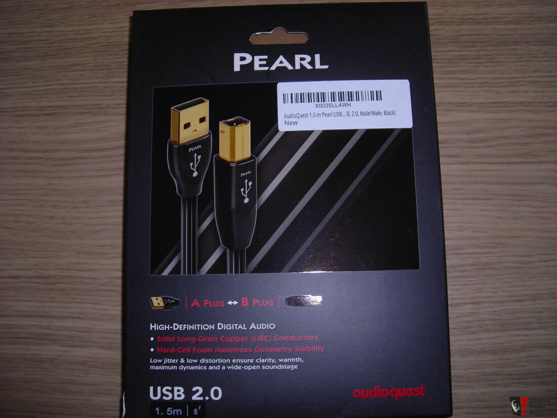 AudioQuest Pearl USB Cable Type A to B 1.5m Photo #5428262 - Canuck ...