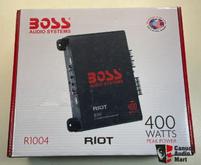BOSS Audio RIOT 400W (100x4 channels) Amplifier For Sale - UK Audio Mart
