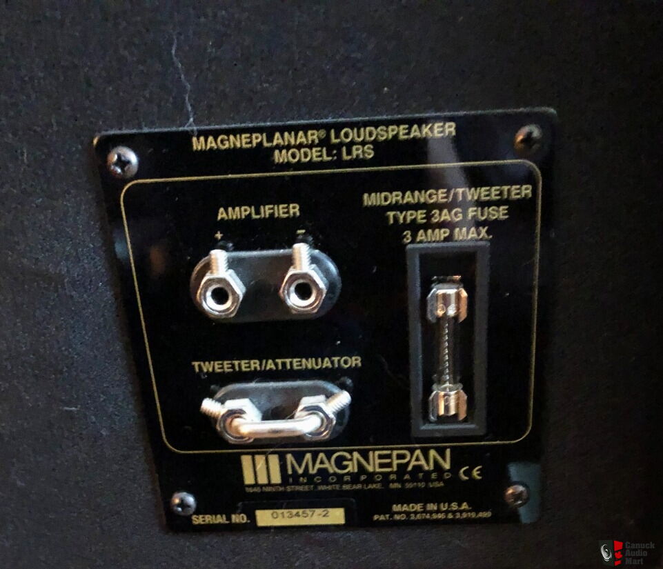 Magnepan LRS Speakers, with optional Custom LRS Risers Photo #5433018 ...