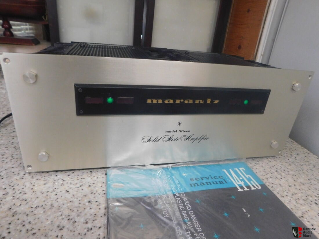 Marantz Model 15 60-Watt Stereo Solid-State Power (1968) in Good ...