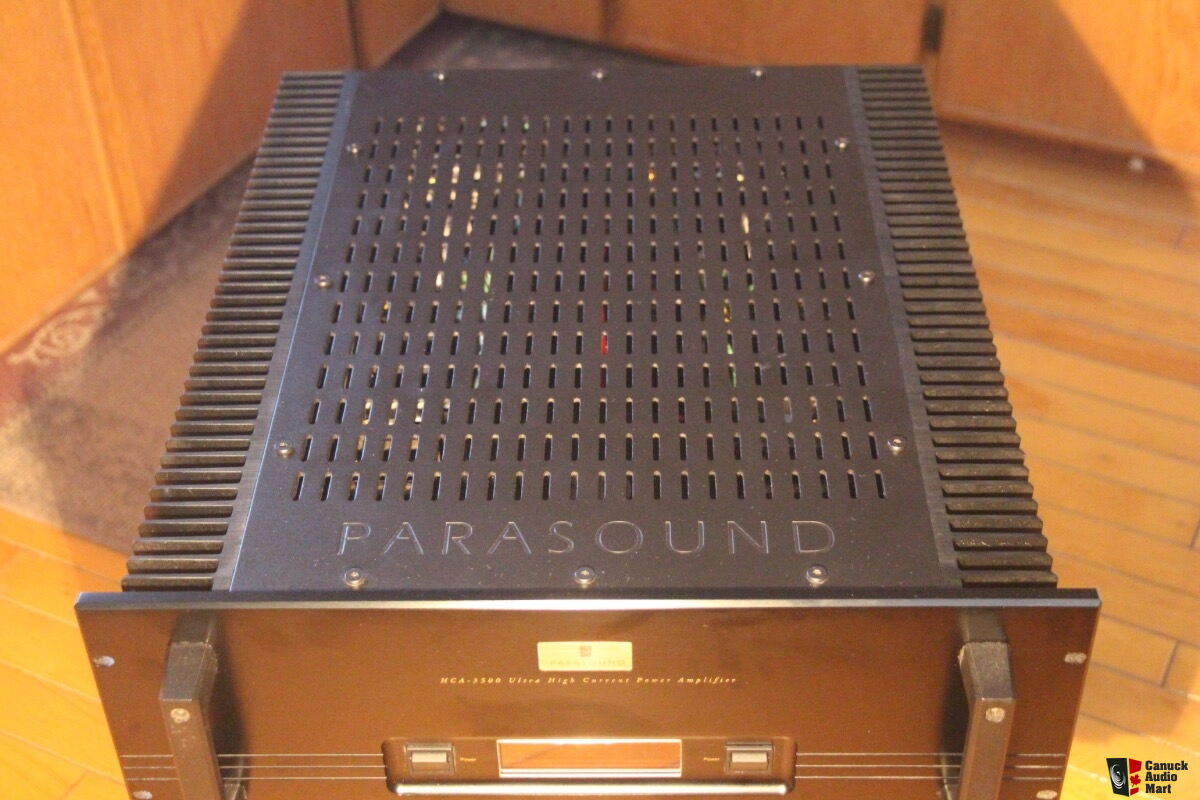 Parasound HCA-3500, POWER Amplifier 350/500/WATTS PER CHANNEL Photo ...