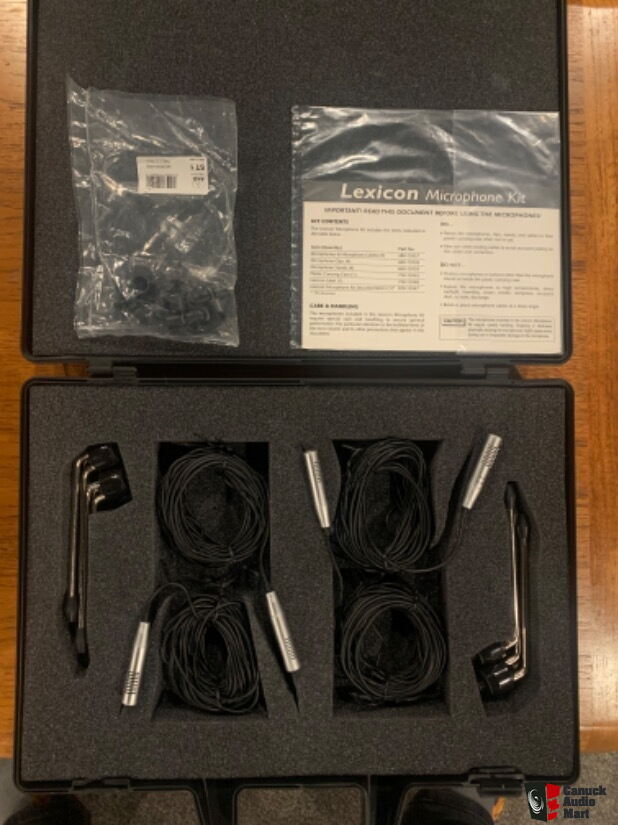 Lexicon MC-12 AKG Calibration Microphones Photo #5438181 - Canuck Audio ...