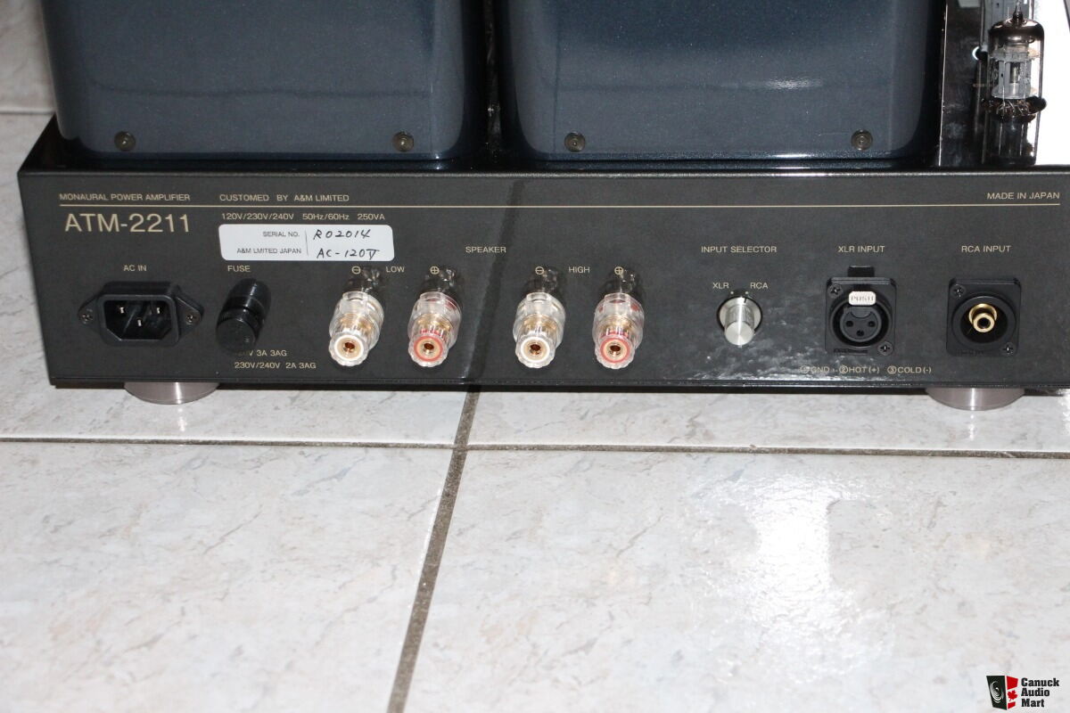 AirTight ATM-2211 monobloc amplifiers Photo #5438602 - Canuck Audio Mart