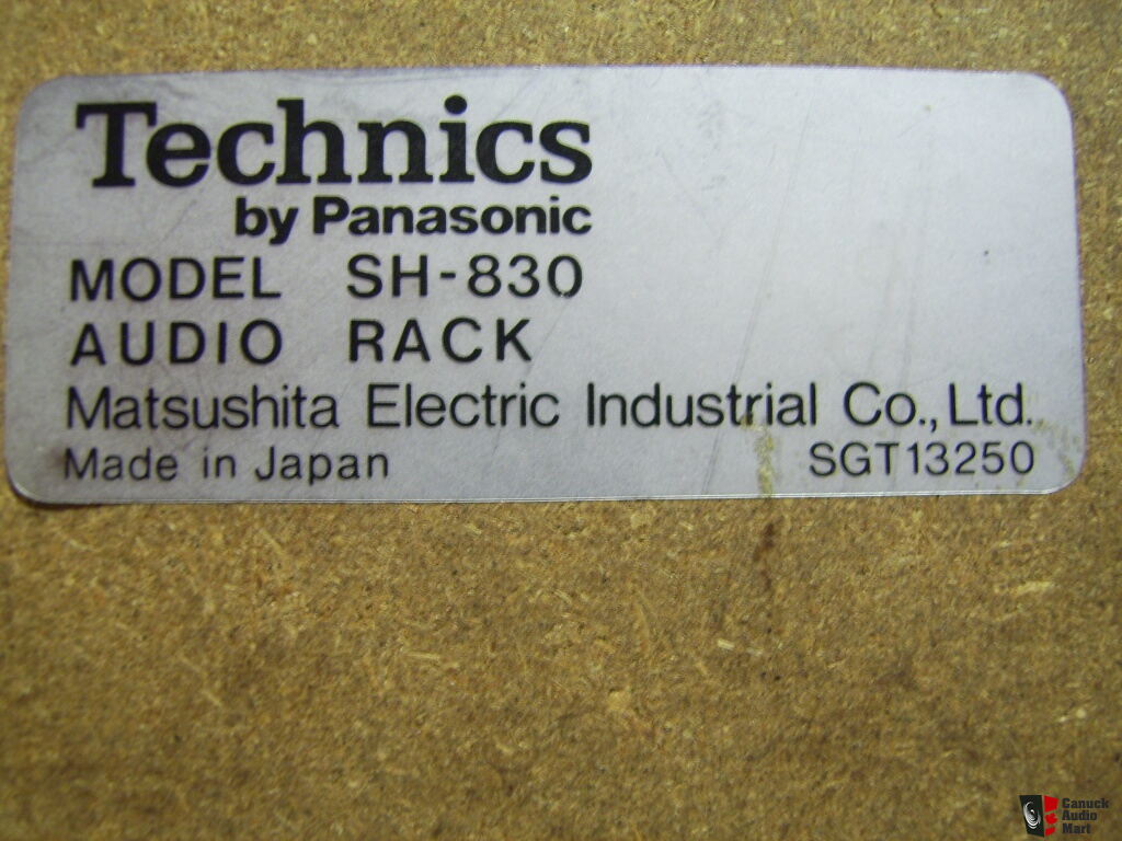 Technics SH-830 vintage audio rack for reel-to-reel & cassette decks ...
