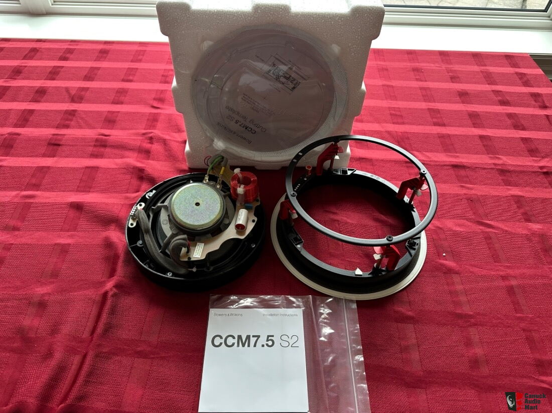 B&W CCM S2 In-ceiling Speakers (new - 1 pair) For Sale - Canuck Audio Mart