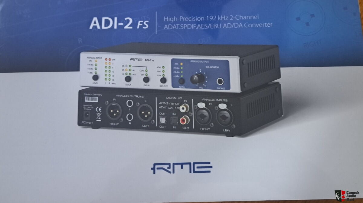 RME ADI - 2 FS Photo #5441832 - Canuck Audio Mart