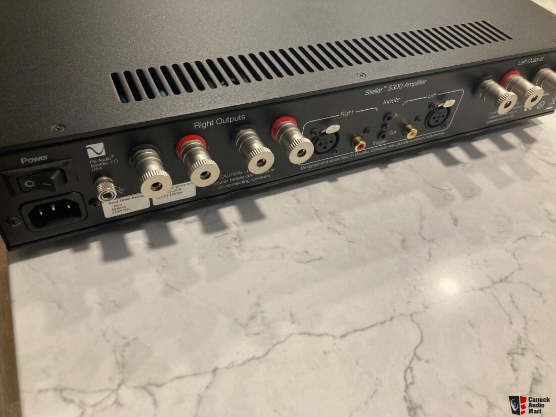 PS Audio S300 Black Stereo Amplifier Photo #5442688 - Canuck Audio Mart