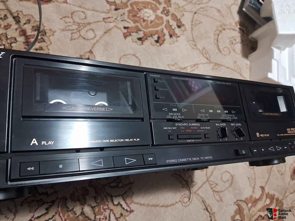 Vintage SONY RC-WR710 Double Tape Deck (In Original Box) For Sale ...