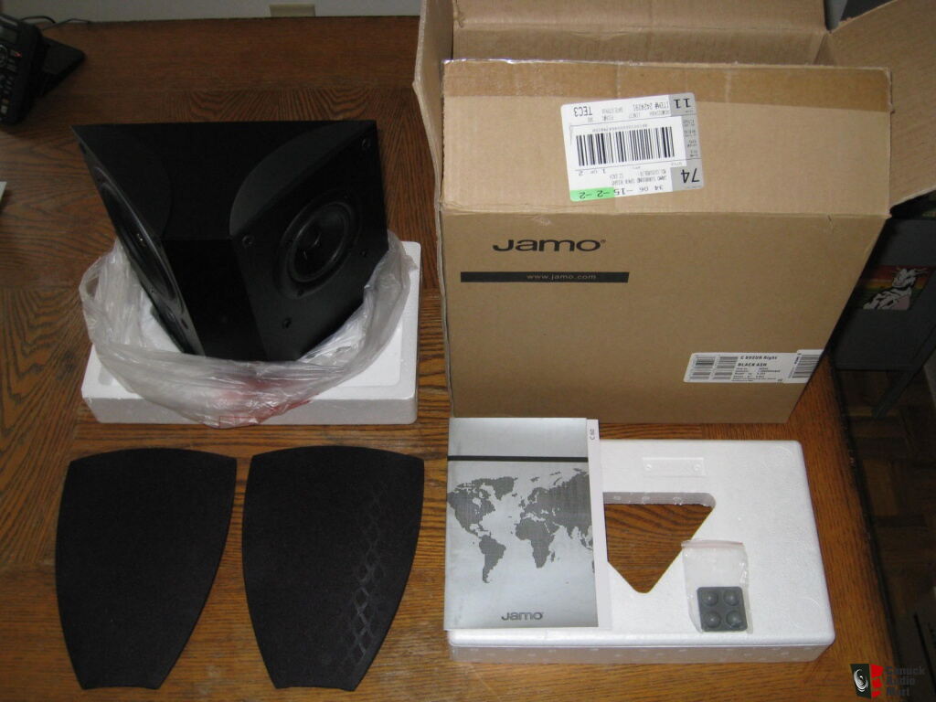 Jamo C60 CEN center channel + C60 SUR surrounds (left and right) NEW IN ...